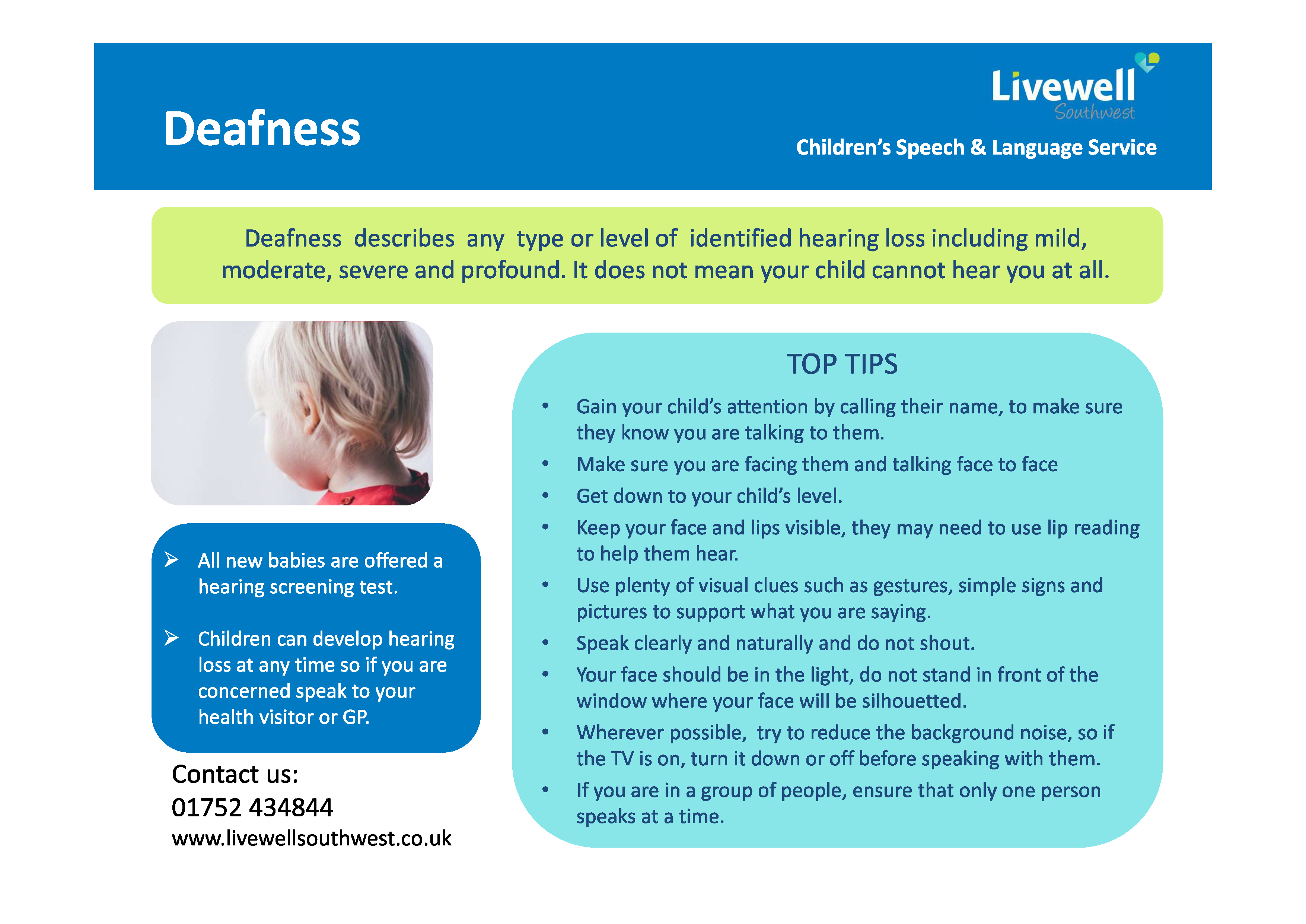 Forms & Leaflets | Livewell Southwest