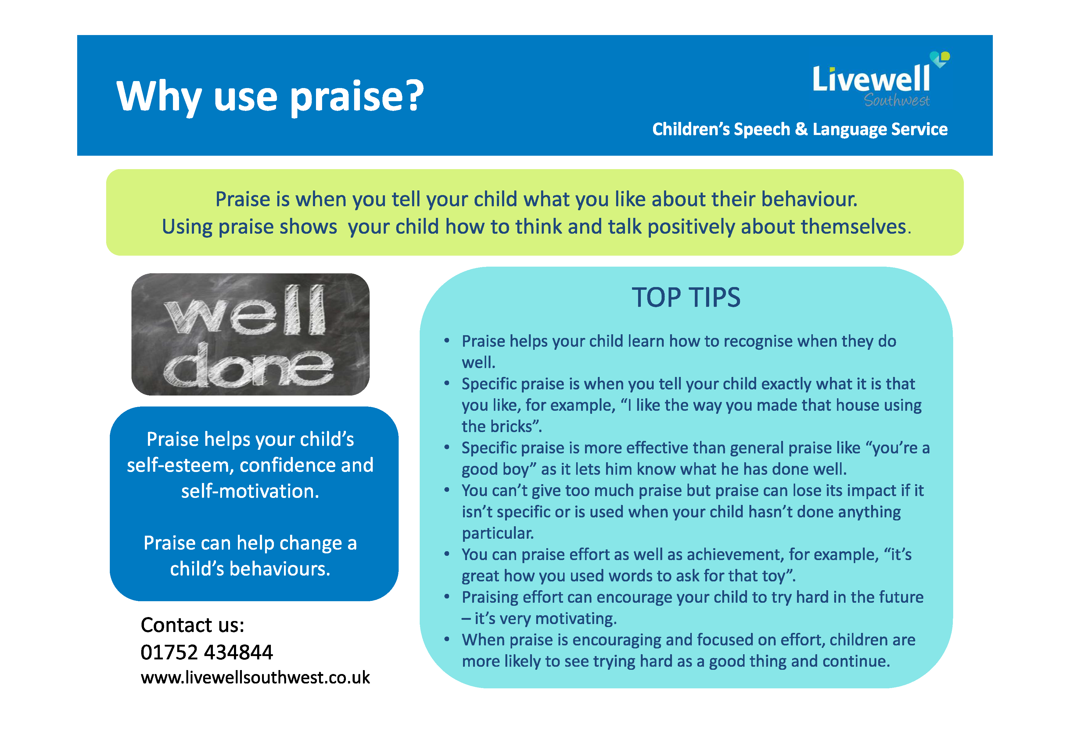 Forms & Leaflets | Livewell Southwest