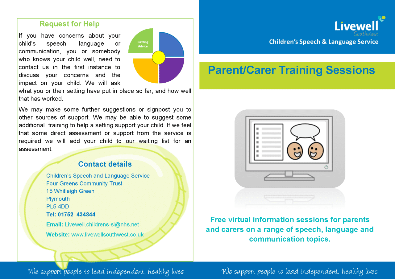 Forms & Leaflets | Livewell Southwest