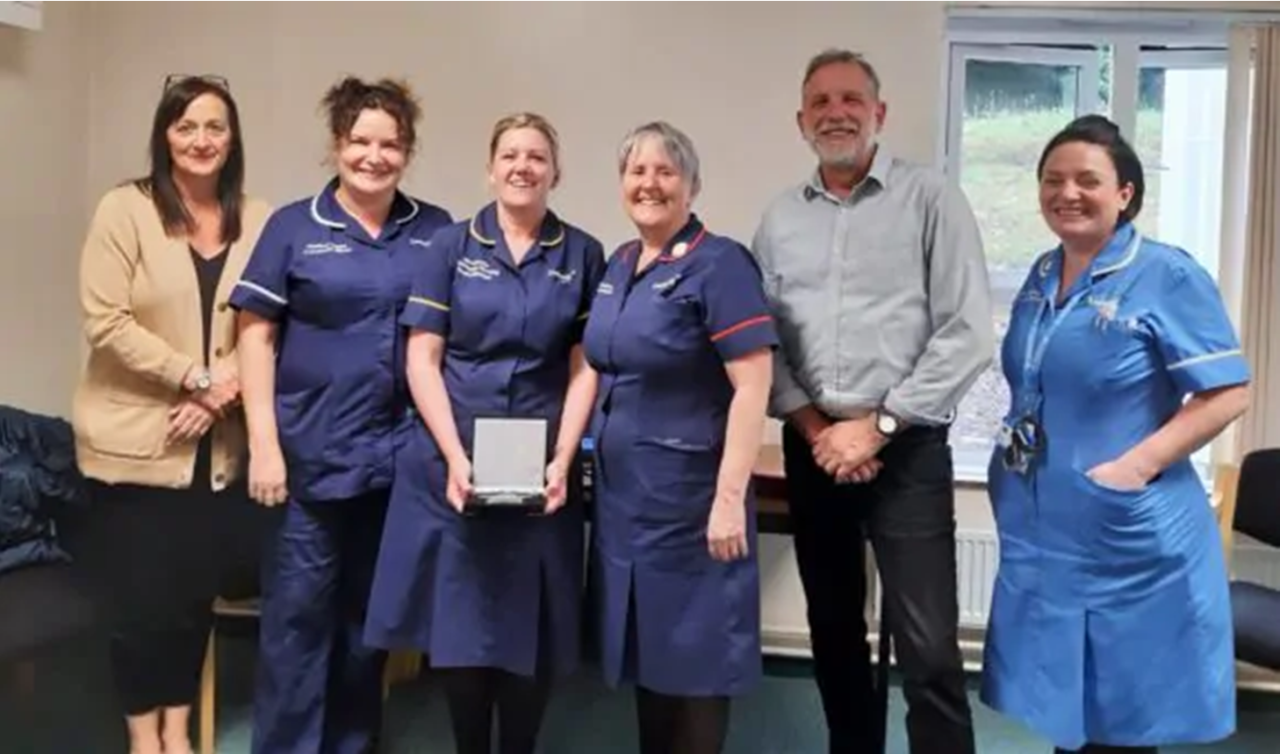 District Nurse Team Manager, Kim Beattie, wins the Cavell Star Award ...
