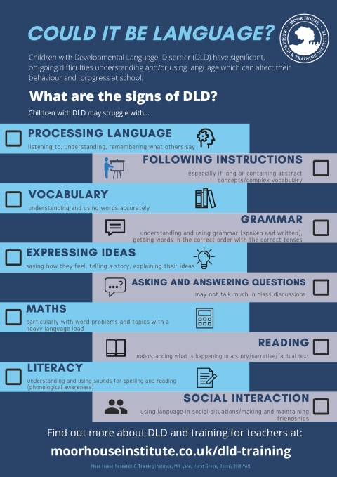 Developmental Language Disorder | Livewell Southwest